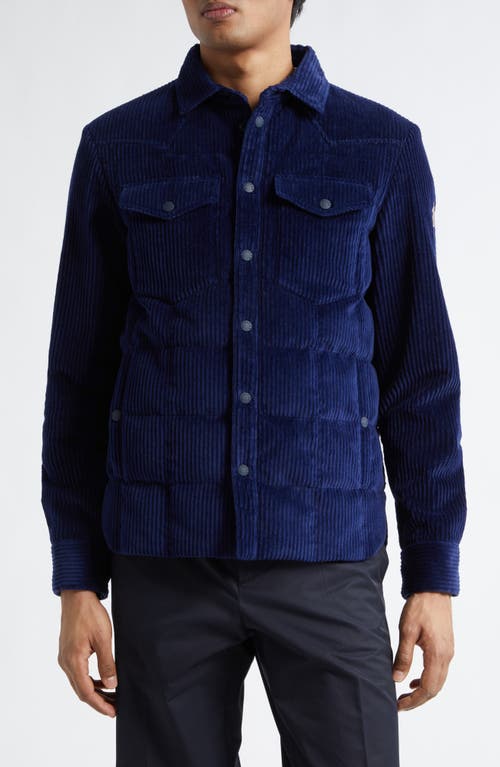 MONCLER Gelt Quilted Corduroy Shirt Jacket
